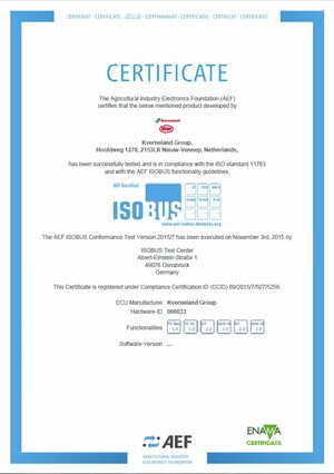 IsoMatch Tellus - passed the AEF Universal Terminal and Auxiliary ...